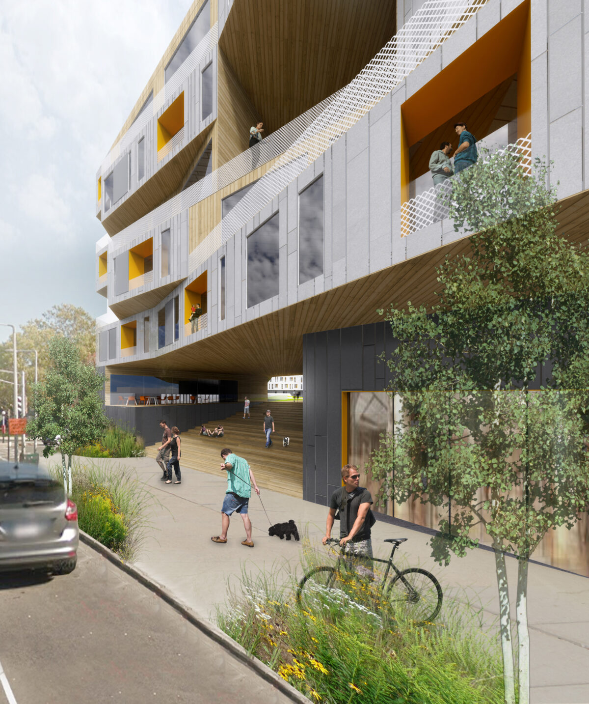 Allston Commons Mixed-Use Housing - Merge Architects