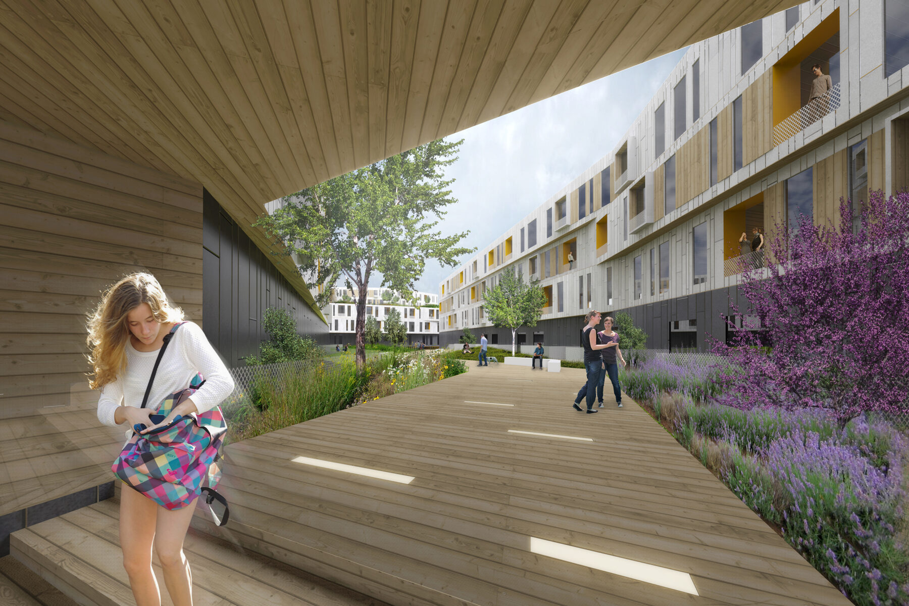 Allston Commons Mixed-Use Housing - Merge Architects